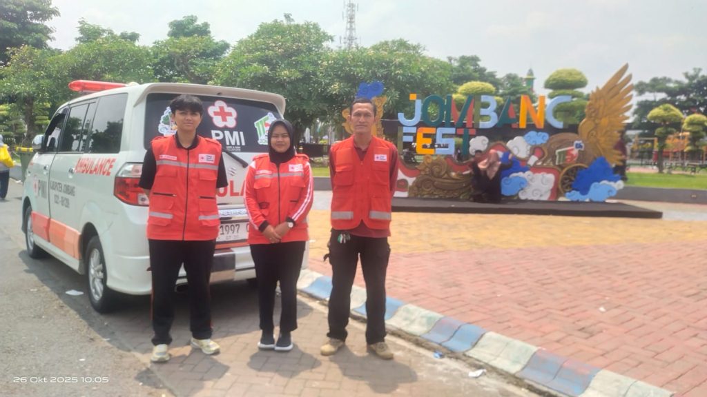 PMI Jombang Siaga Tim Kesehatan dalam Peringatan Hari Jadi Jombang 2025 ...