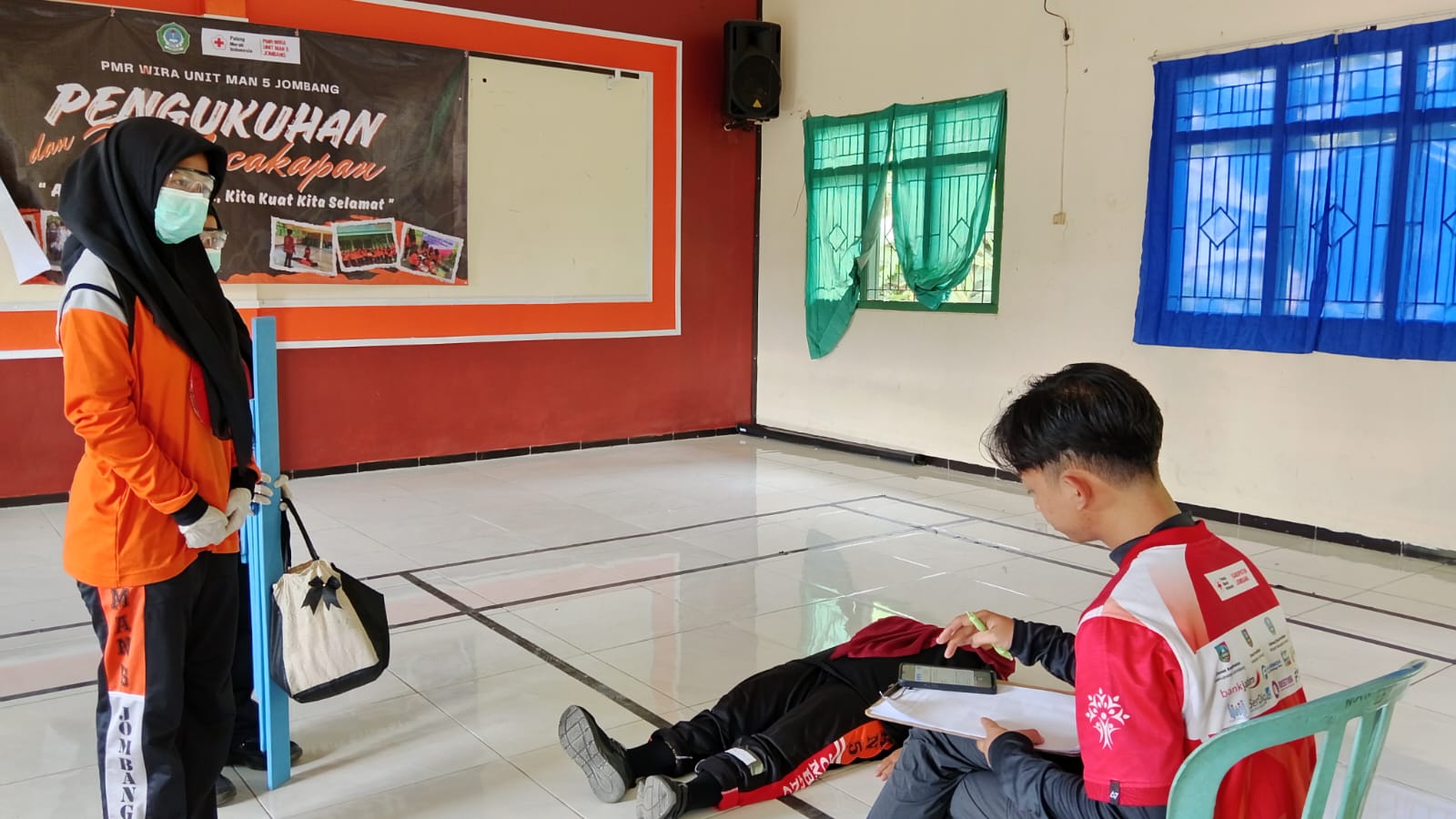 Pengukuhan dan Uji Kecakapan PMR Wira MAN 5 Jombang - PMI Jombang